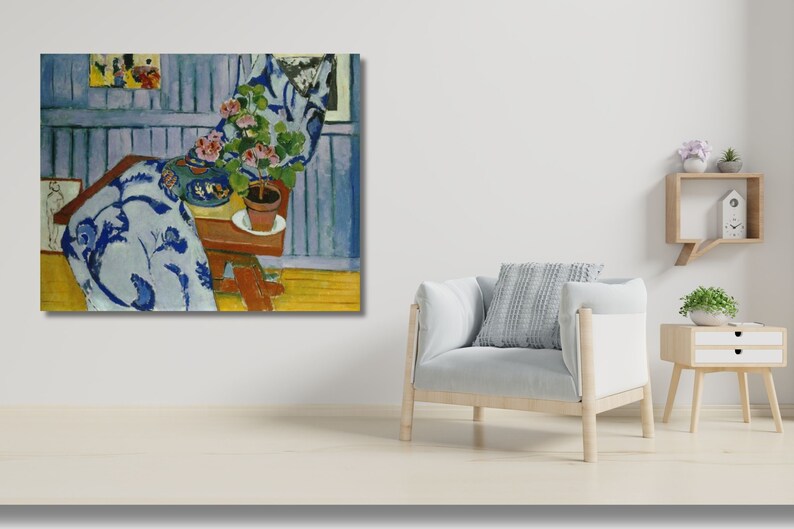 Henri Matisse Still Life With Geraniums, Matisse Exhibition Canvas Wall ...