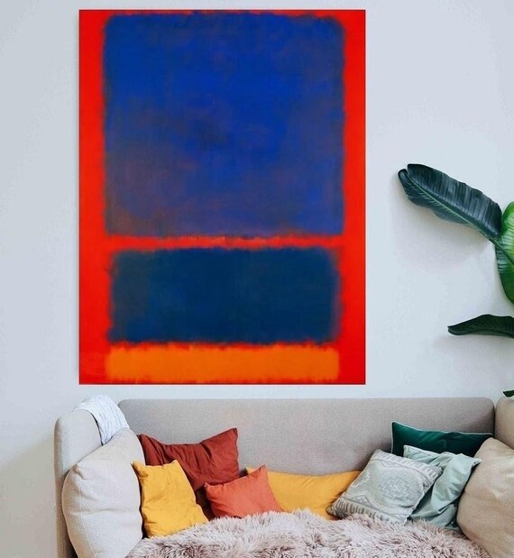 Blue Orange Red By Mark Rothko
