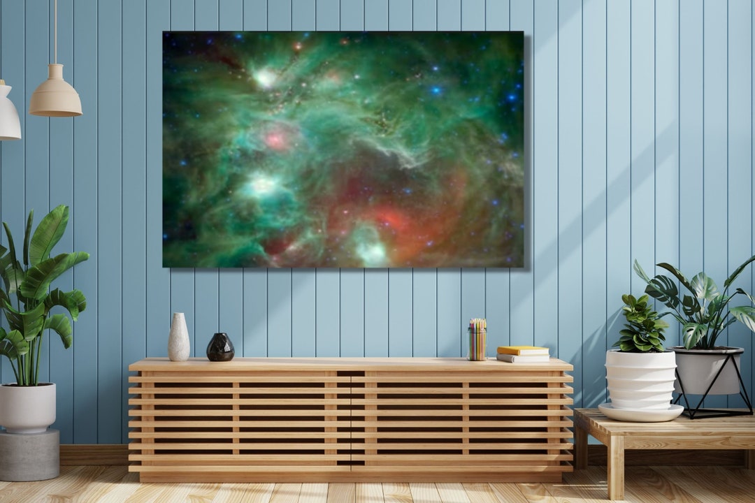 NASA Poster Gift Andromeda Space Galaxy Canvas Wall Art Design Poster ...