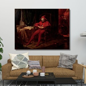 The Sad Jester by Jan Matejko / Poster or Canvas Wall Art, Sad Clown ...