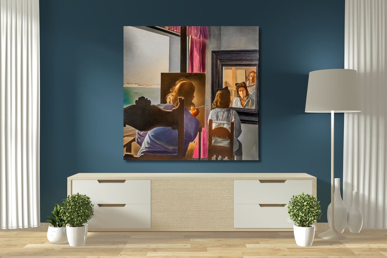 Salvador Dali gala From the Back Eternalized by Six Virtual Corneas ...