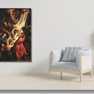The Descent From the Cross Poster/canvas Wall Art,peter Paul Rubens Arts,central Part of the ...