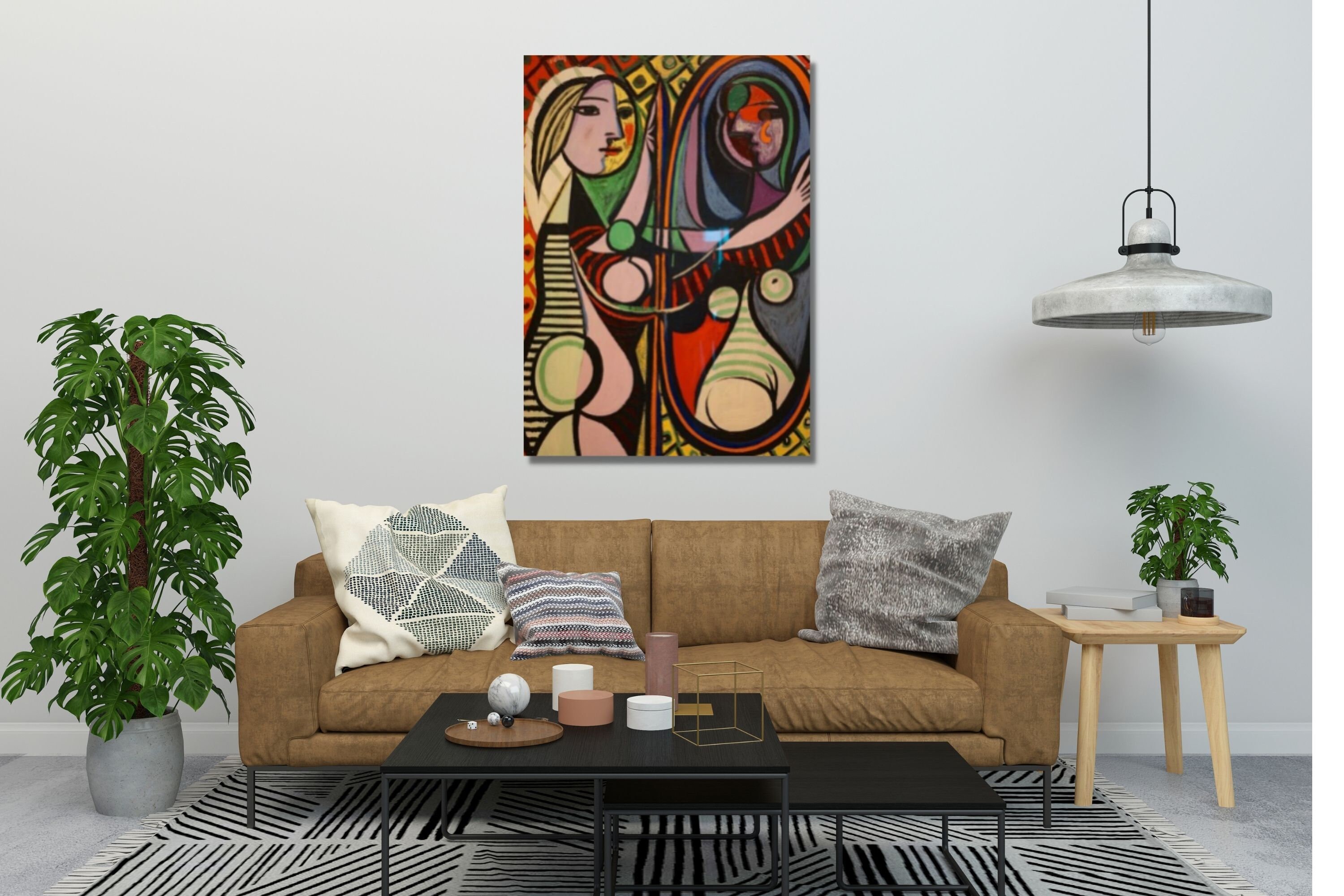 Picasso Poster Picasso Girl Before a Mirror Canvas Wall Art, Pablo ...