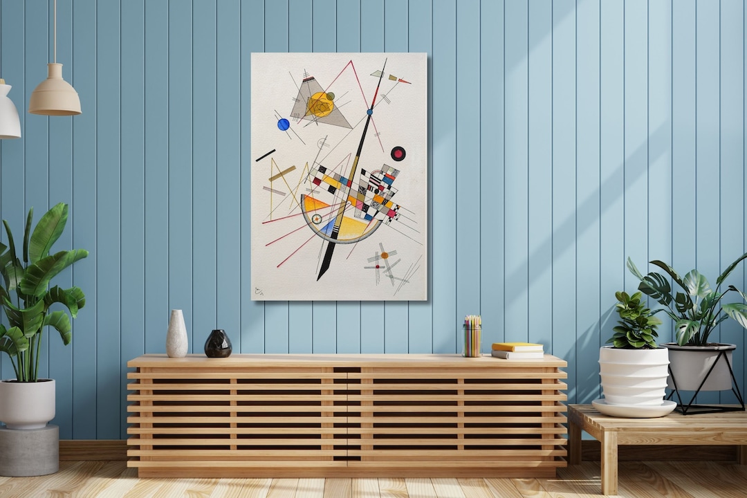 Wassily Kandinsky Delicate Tension No 85 Canvas/poster Art Reproduction ...