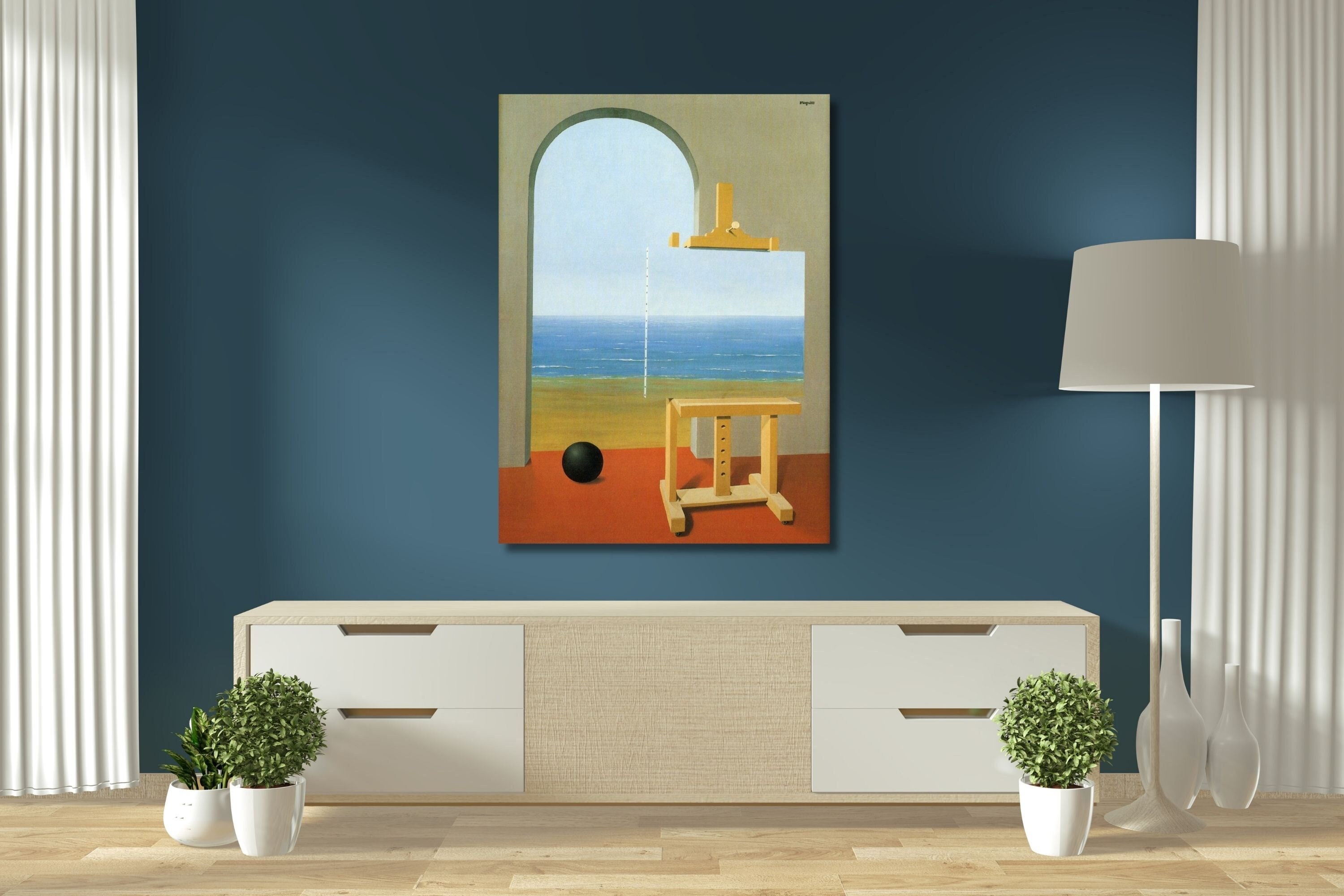 Rene Magritte the Human Condition Poster/canvas Wall Arts,rene Magritte ...