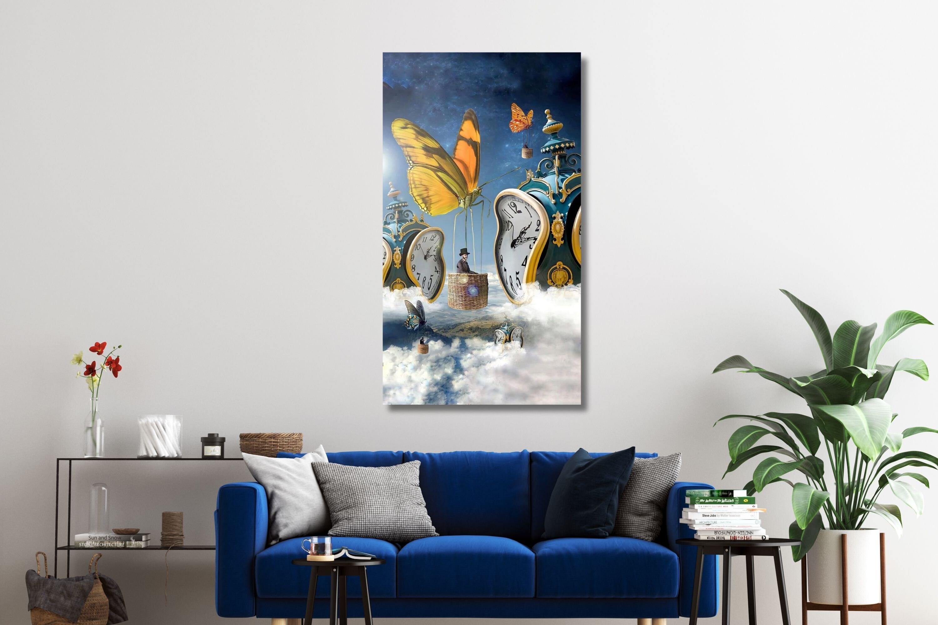 Time Travelling by Salvador Dali, Salvador Dali Canvas Print, Salvador ...