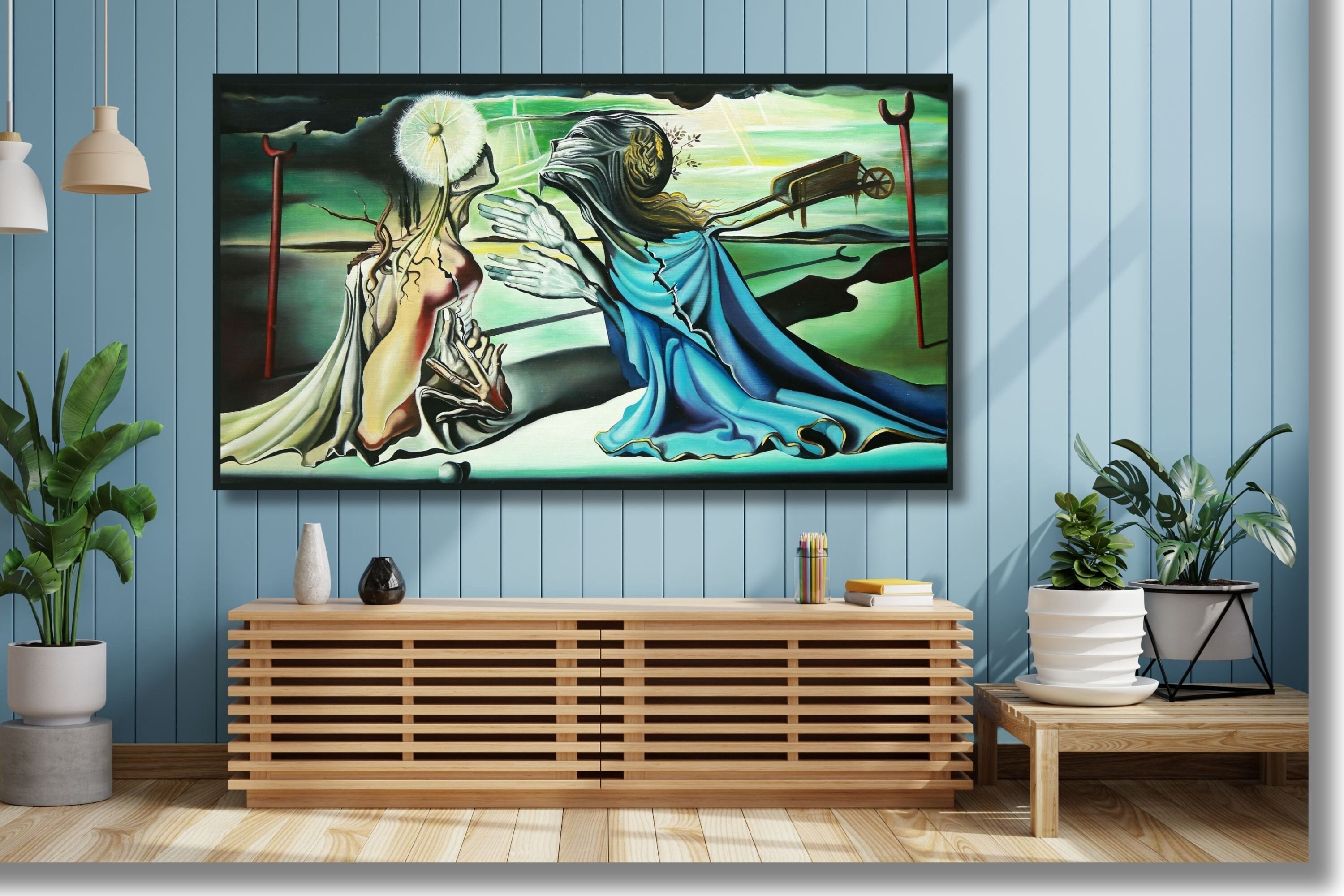 Salvador Dali Tristan and Isolde Poster, Surrealist Prit , Gift the ...