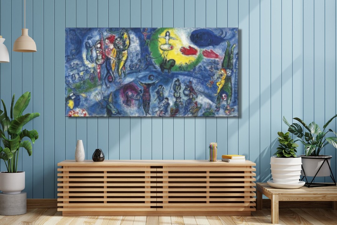 Marc Chagall Reproduction Large Wall Decor Marc Chagall Le Grand Cirque ...