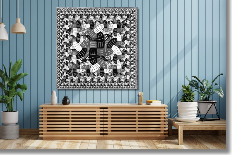 By Maurits Cornelis Escher Canvas Wall Art, M.C. Escher MC Escher ...