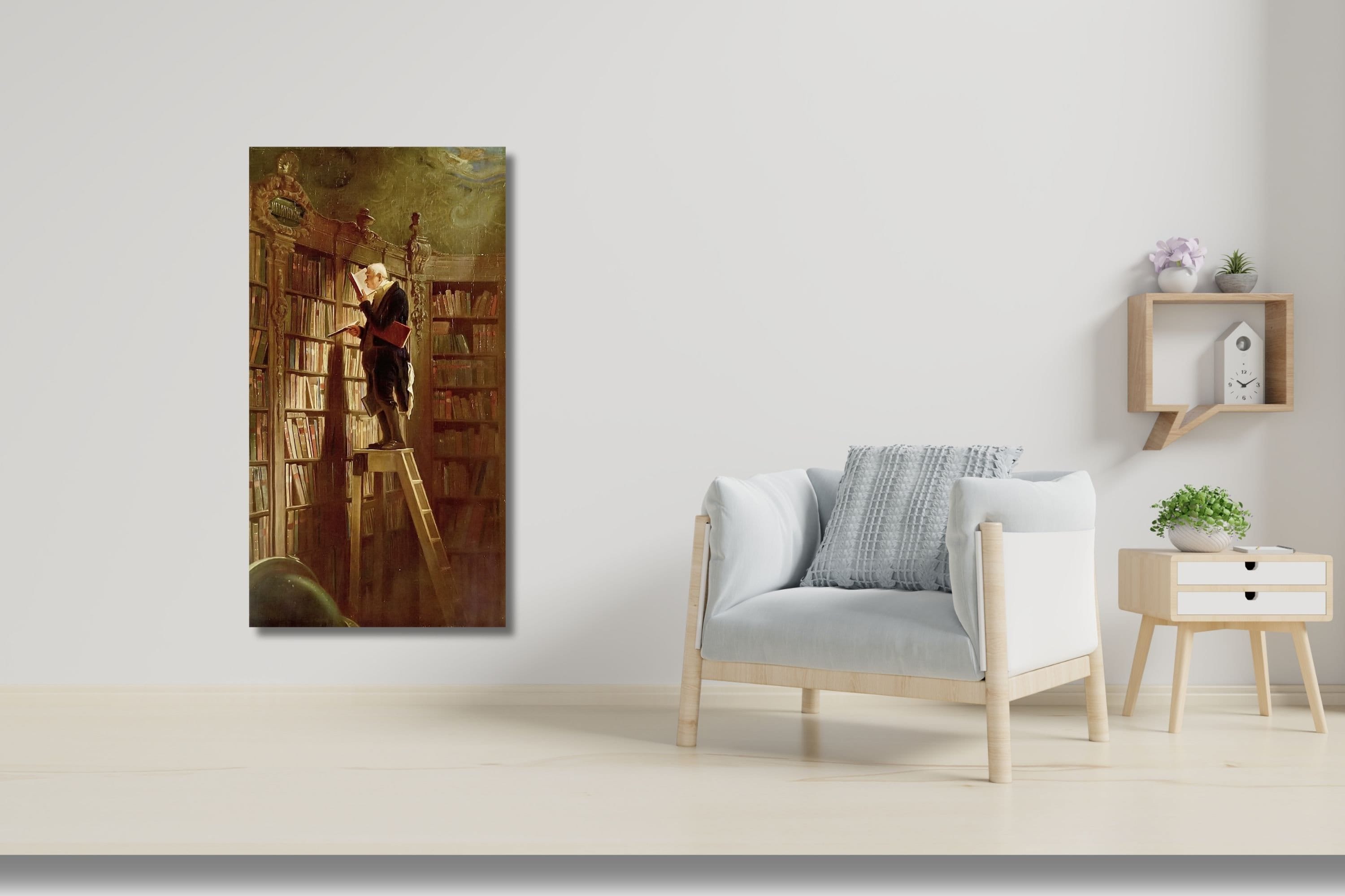 Carl Spitzweg Bookworm Library Poster Art,bookworm Print Art,bookworm ...