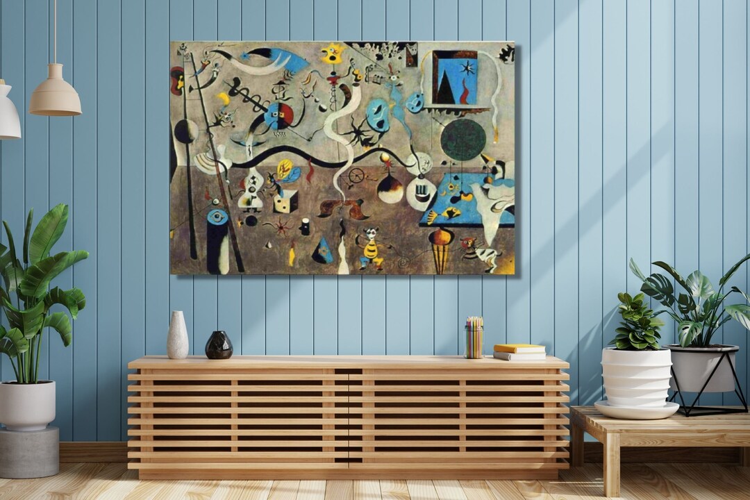 Joan Miro the Harlequin's Carnival Canvas Wall Art,abstact Canvas ...