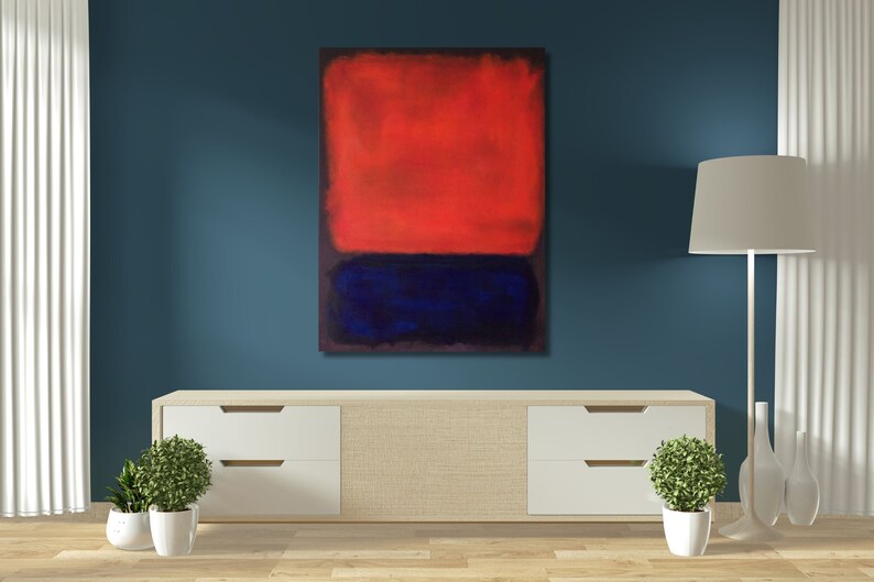 Mark Rothko No.14 1960 Print, Mark Rothko Canvas Print, Mark Rothko ...
