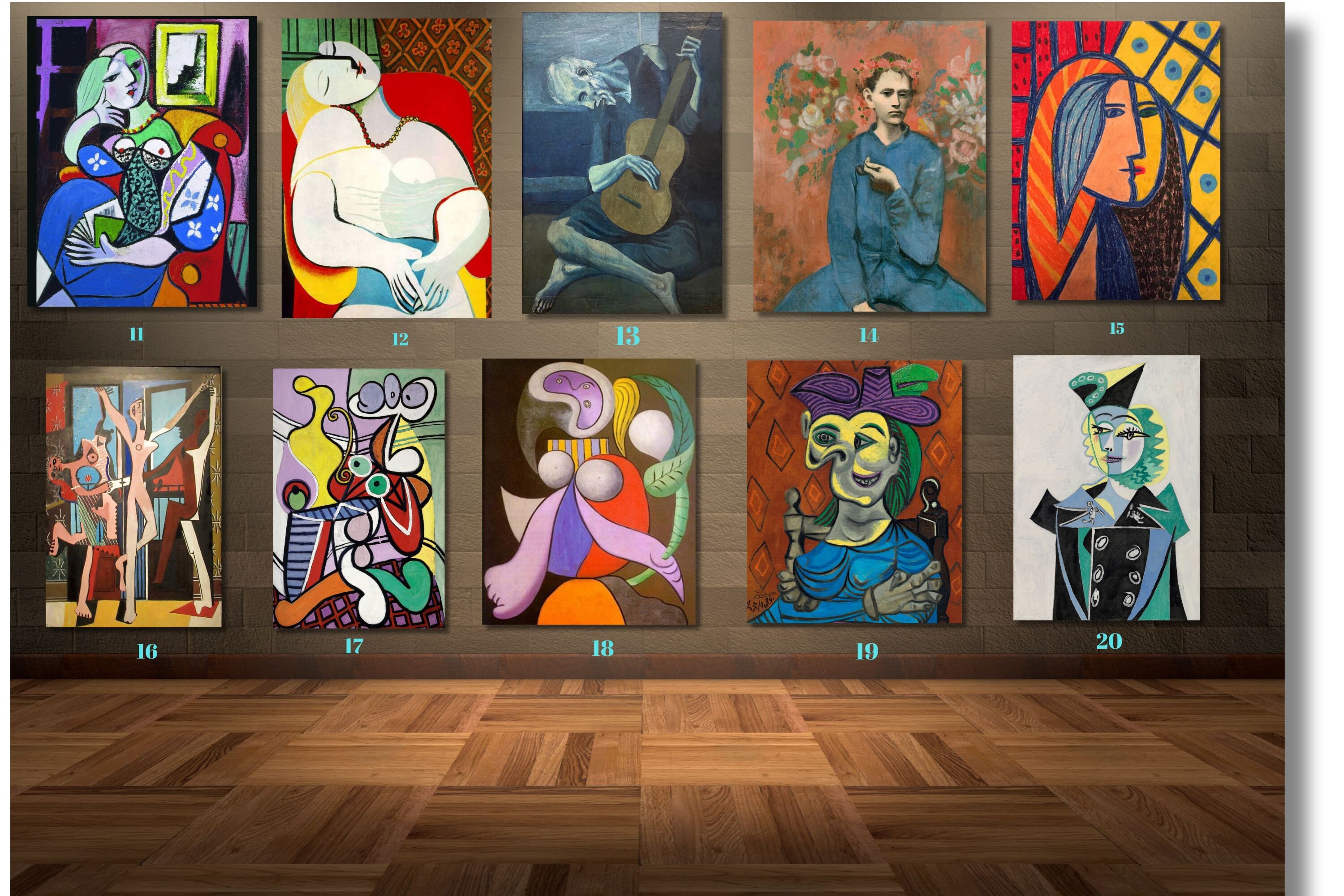 Custom Picasso Canvas Prints, Set of 3, Choose Your Art - Etsy