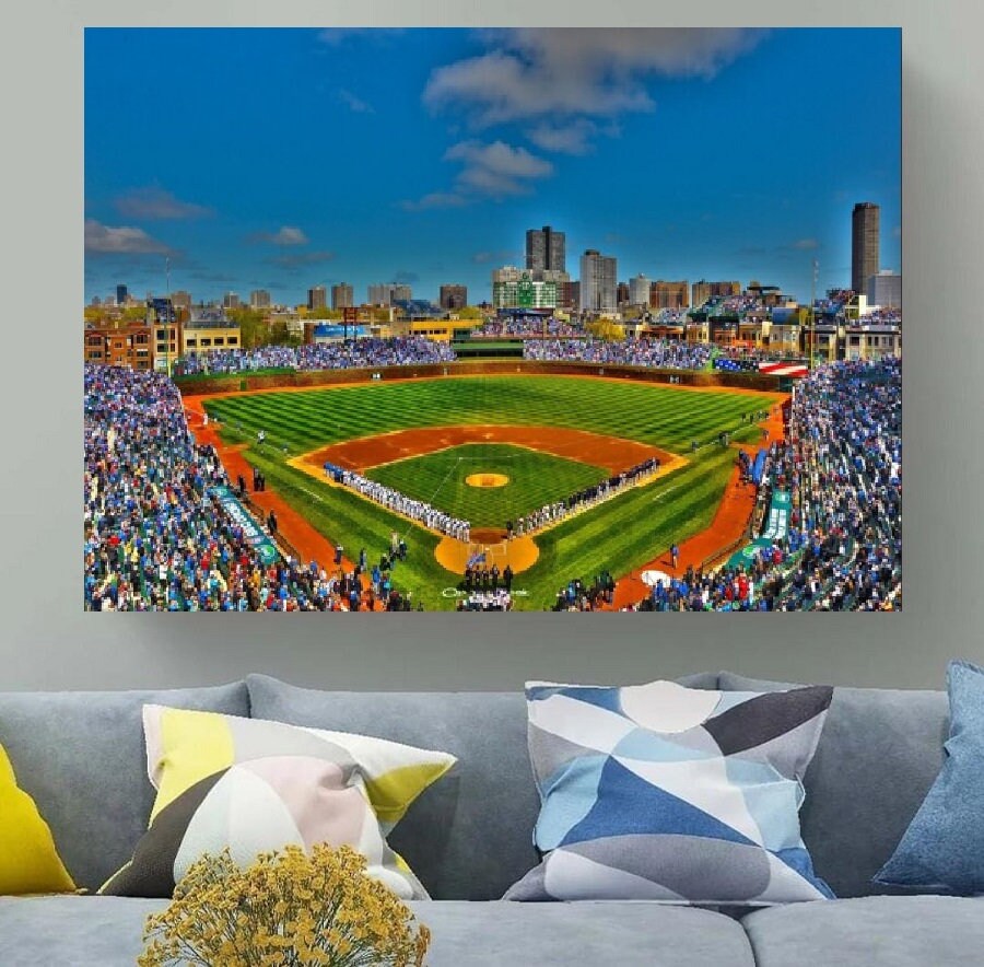 Wrigley Field Chicago Canvas Poster/panel Chicago White Sox - Etsy