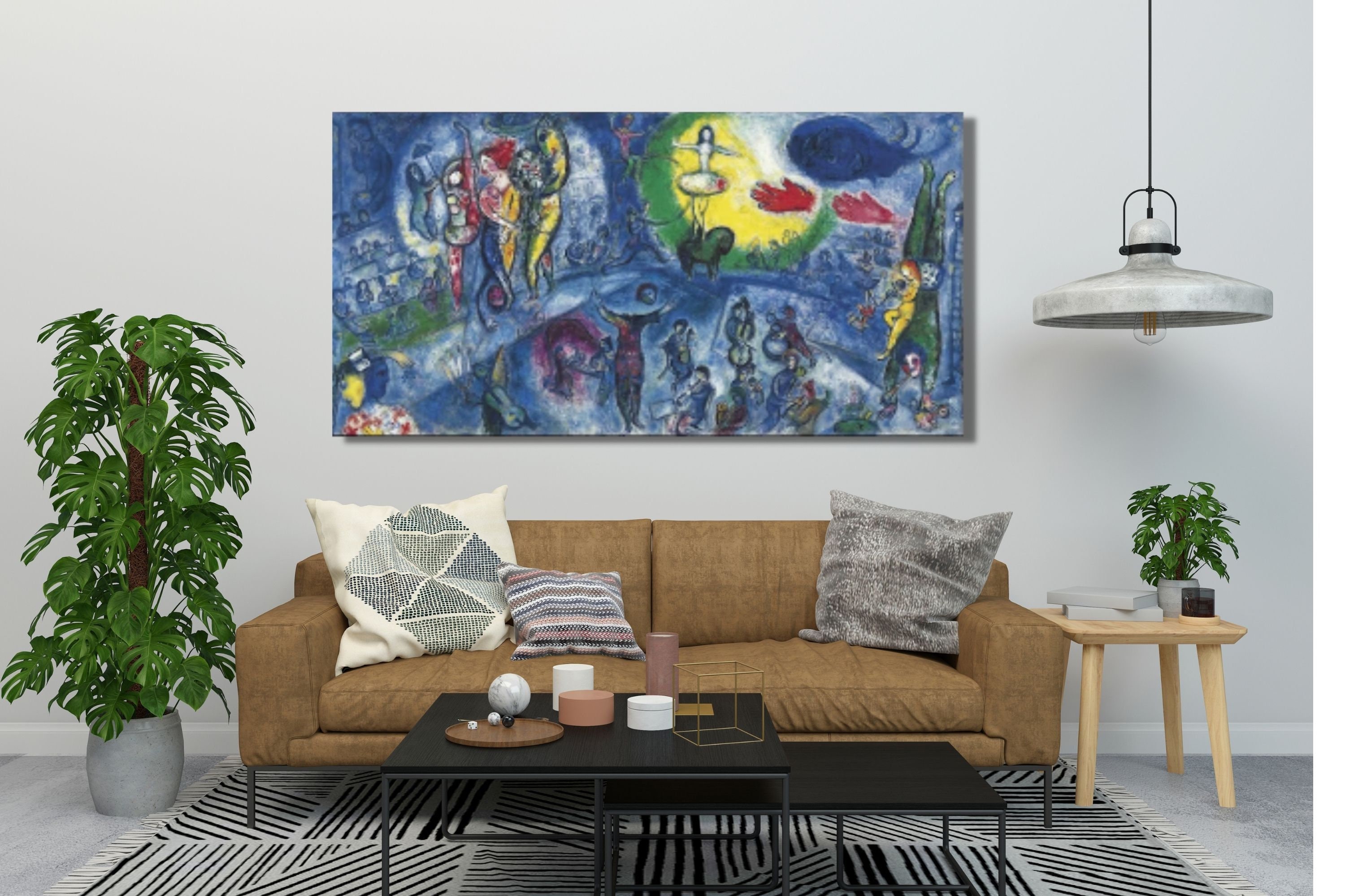 Marc Chagall Reproduction Large Wall Decor Marc Chagall Le - Etsy