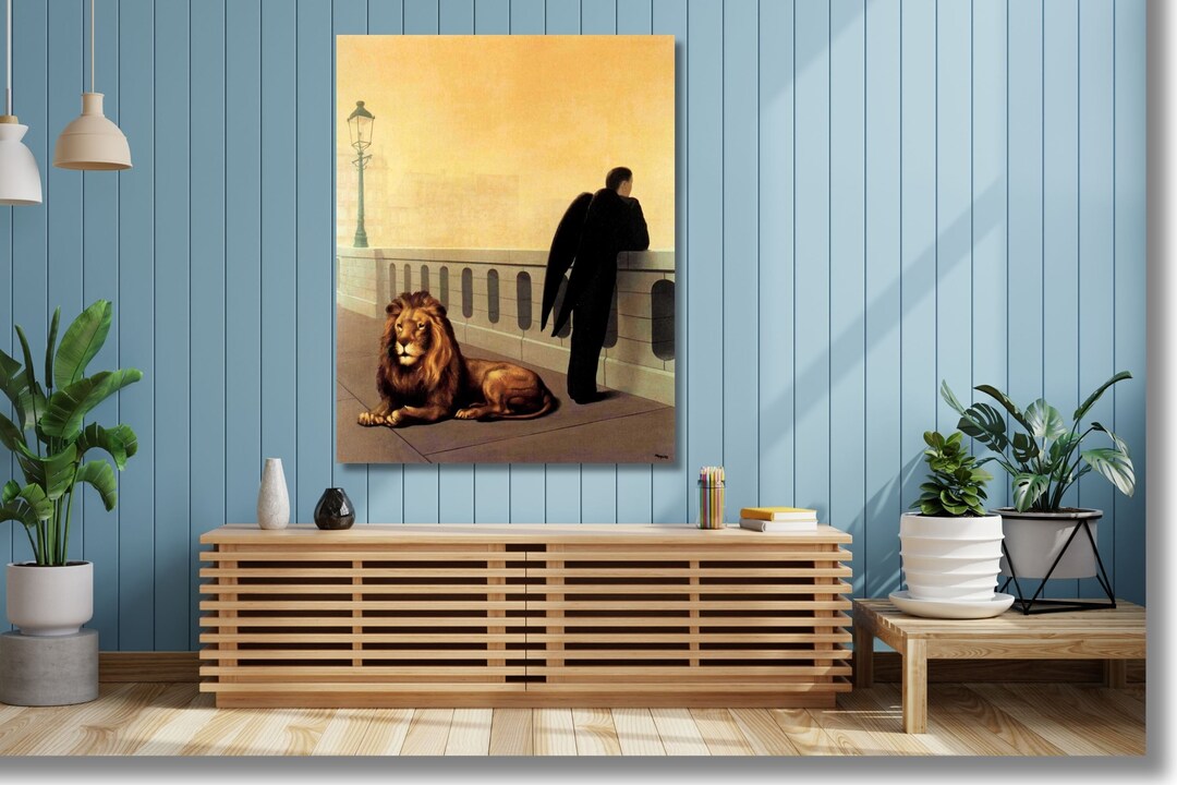 René Magritte (homesickness, 1940) Canvas Prints, René Magritte Canvas ...