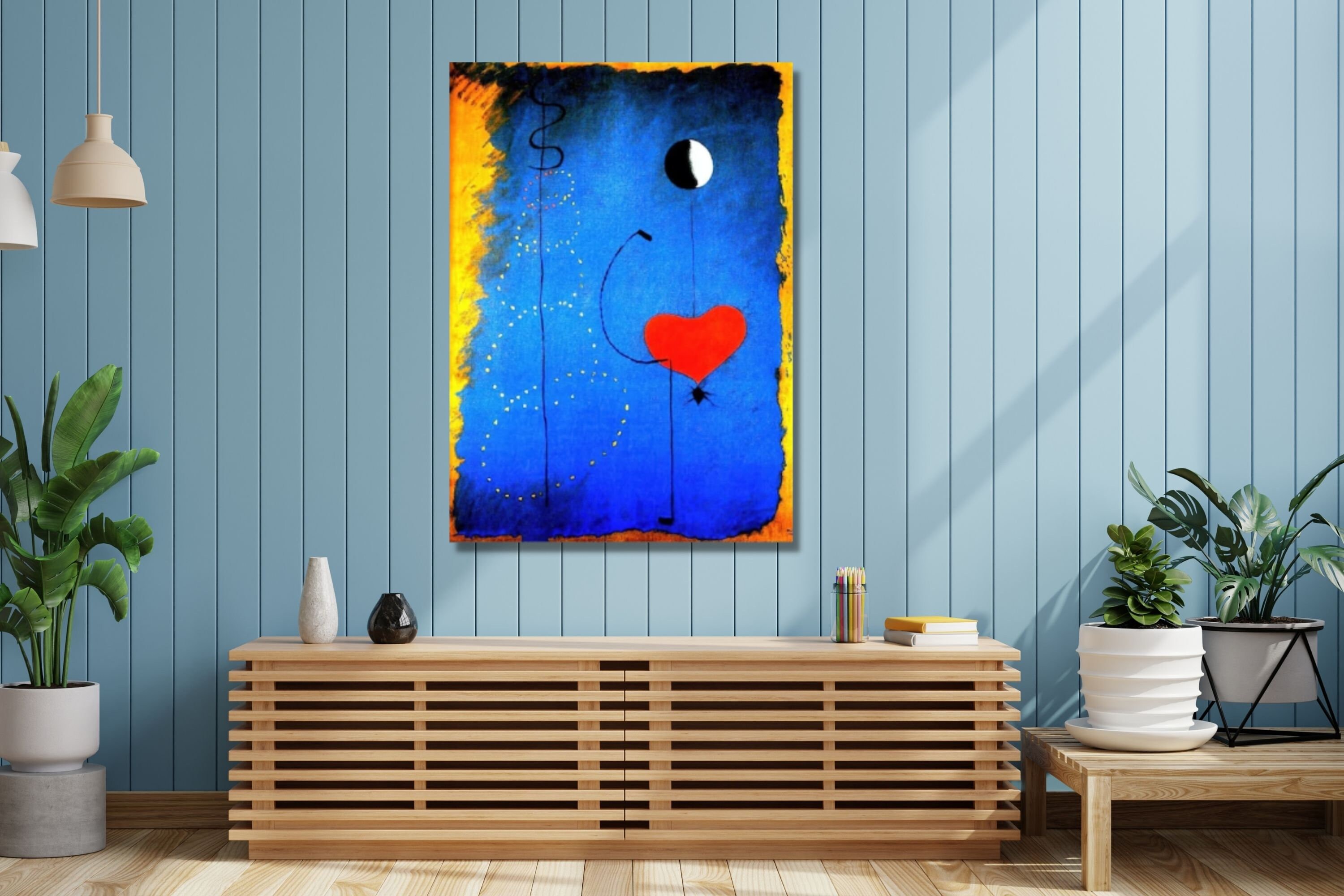 Dancer by Joan Miro Exhibition Poster, Dancer Canvas Wall Print, Joan ...