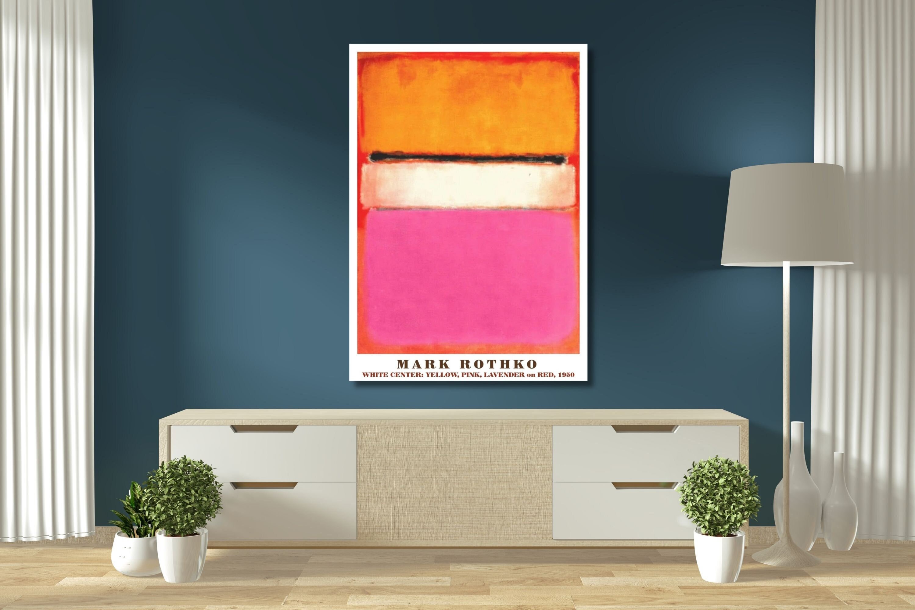 Mark Rothko Style Abstract Rothko Wall Art Rothko Reproduction - Etsy