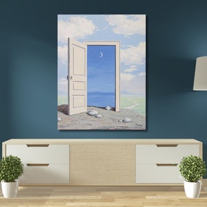 Rene Magritte the Knowledge Art Print, René Magritte Canvas Wall Art ...