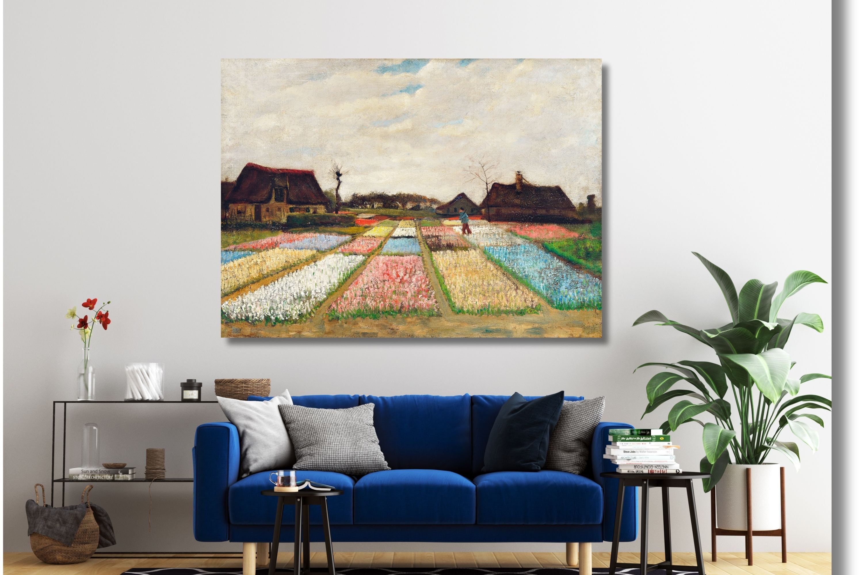 Vincent Van Gogh Bulb Fields in Holland ,tulip Flower Print ,flower ...