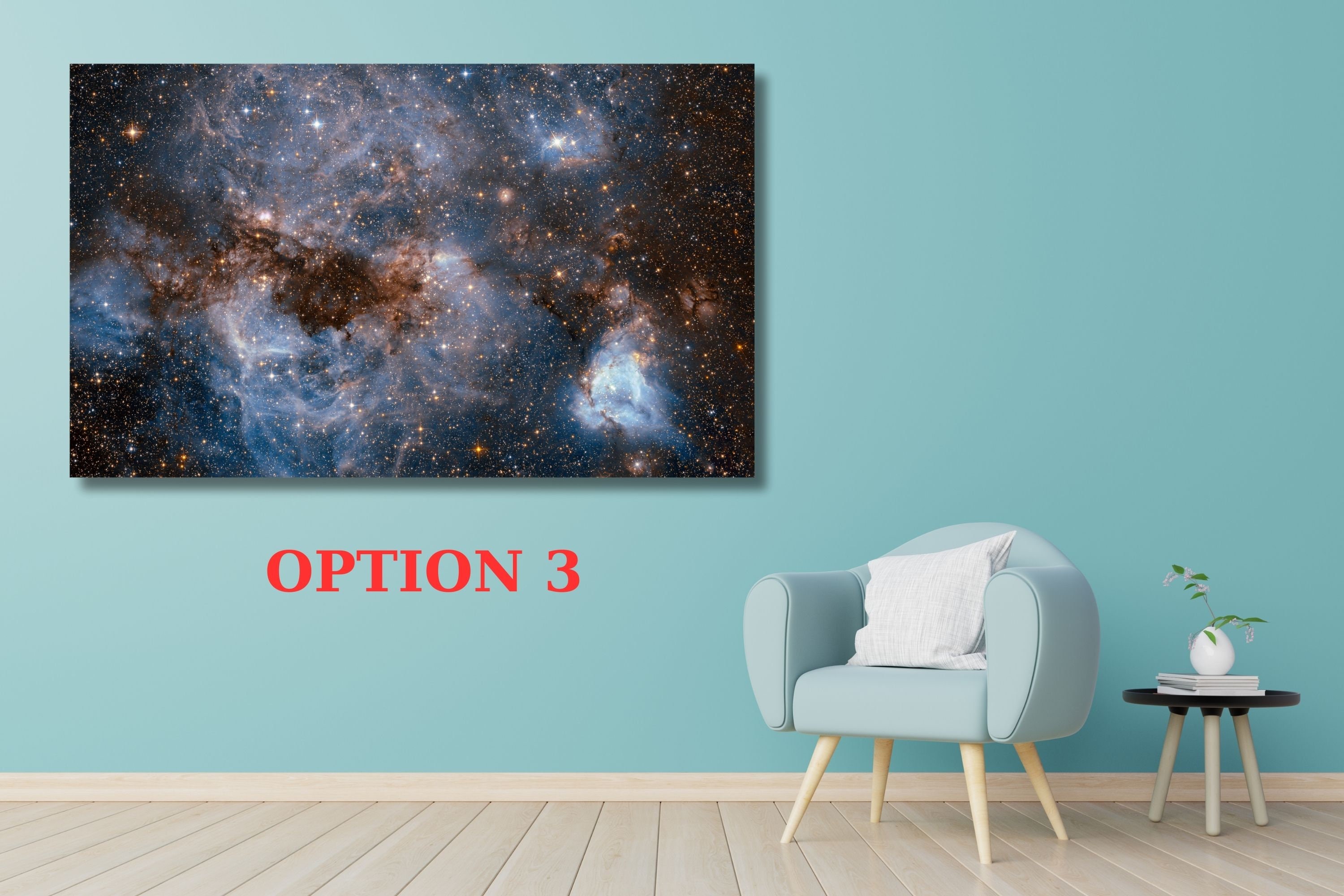 Nasa Poster,the Scattered Stars of the Globular Cluster Canvas Wall Art ...