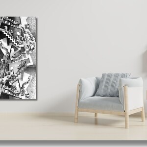 M.c.escher House of Stairs Graphic Poster 1951 Imp-art , Stairways ...