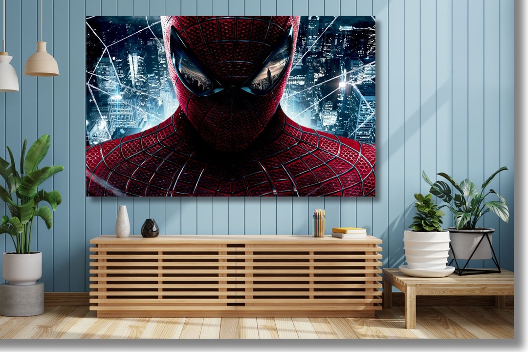 Spider-man Canvas Wall Art,spider-man Poster Art,spiderman Canvas Print ...