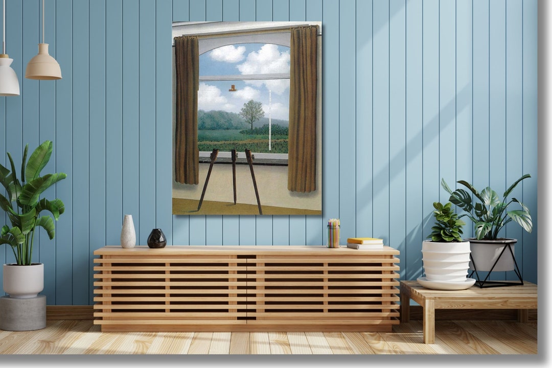 Rene Magritte Window Print Art,rene Magritte the Human Condition Poster ...