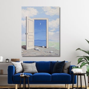 Rene Magritte the Knowledge Art Print, René Magritte Canvas Wall Art ...