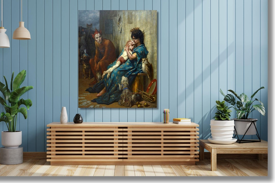Paul Gustave Dore the Acrobats Family Print Art Canvas,the Acrobat's ...