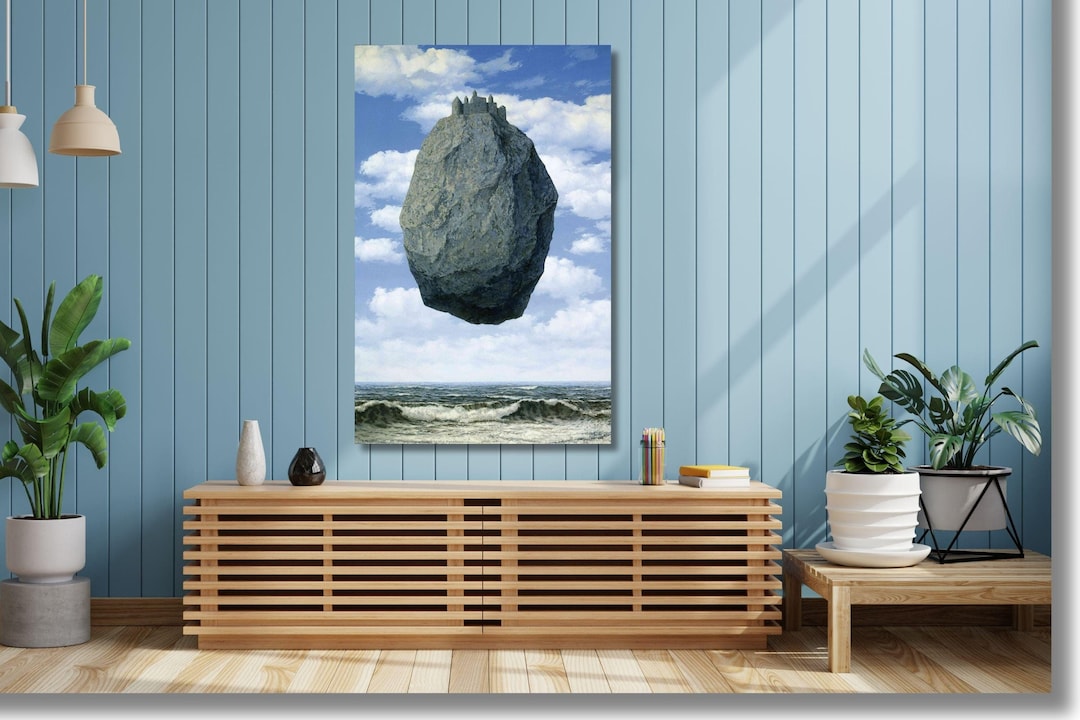 The Castle in the Pyrenees (1959) by Magritte Rene,rene Canvas Print ...