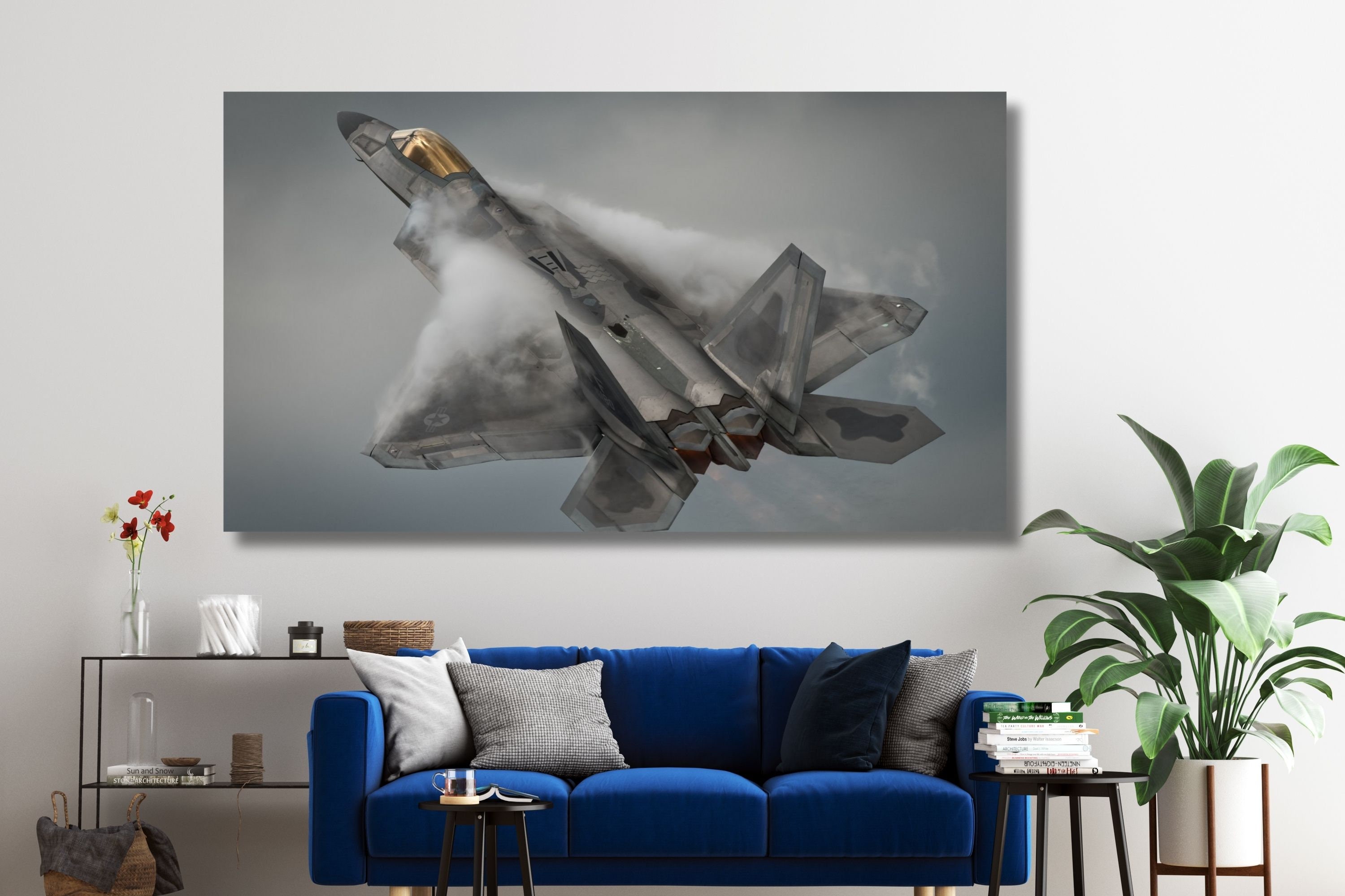 F-22 Raptor Wall Art Fighter Jets Canvas or Poster Aircraft - Etsy