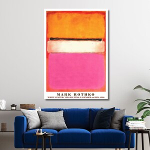 Mark Rothko Style Abstract Rothko Wall Art Rothko Reproduction - Etsy