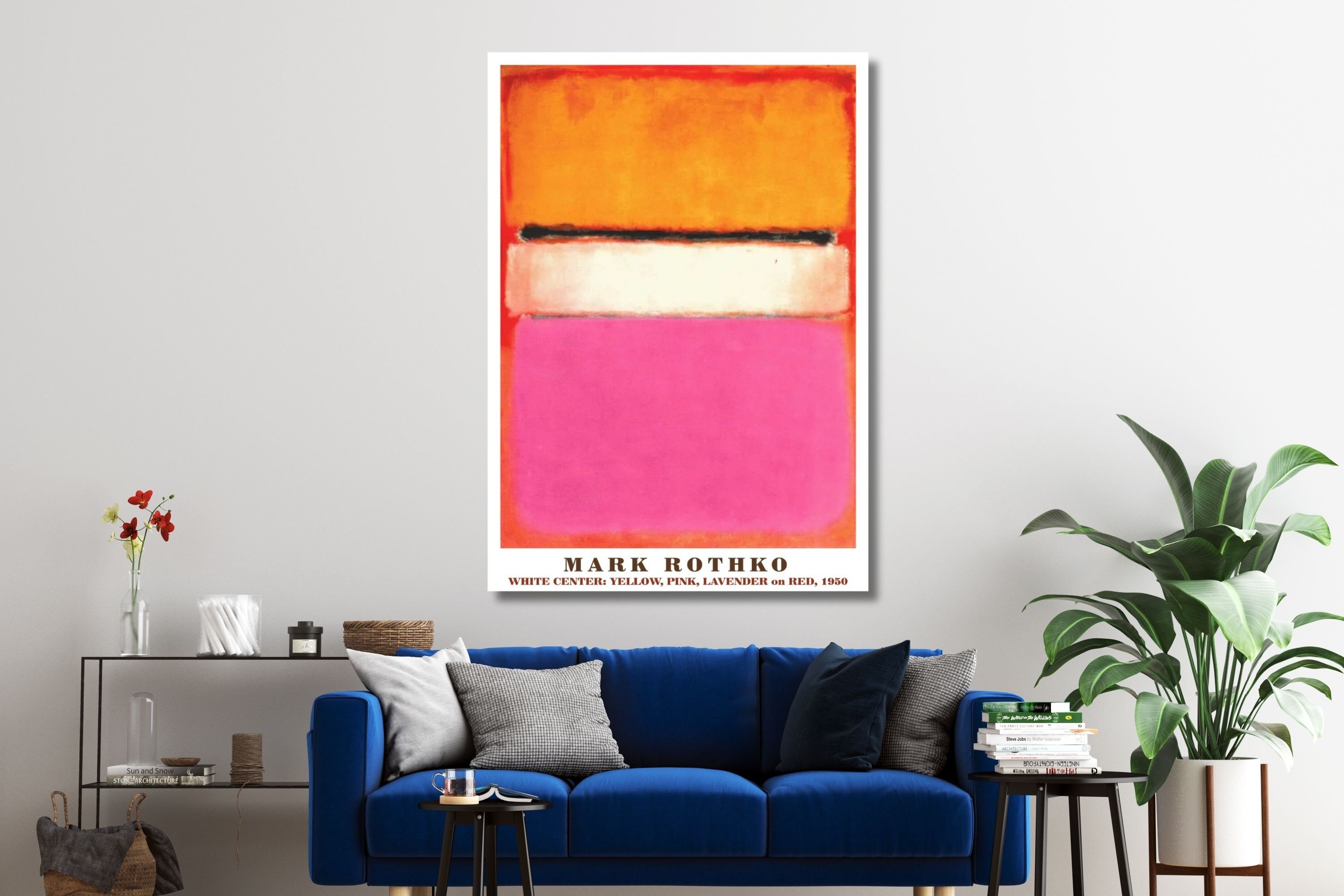 Mark Rothko Style Abstract Rothko Wall Art Rothko Reproduction - Etsy