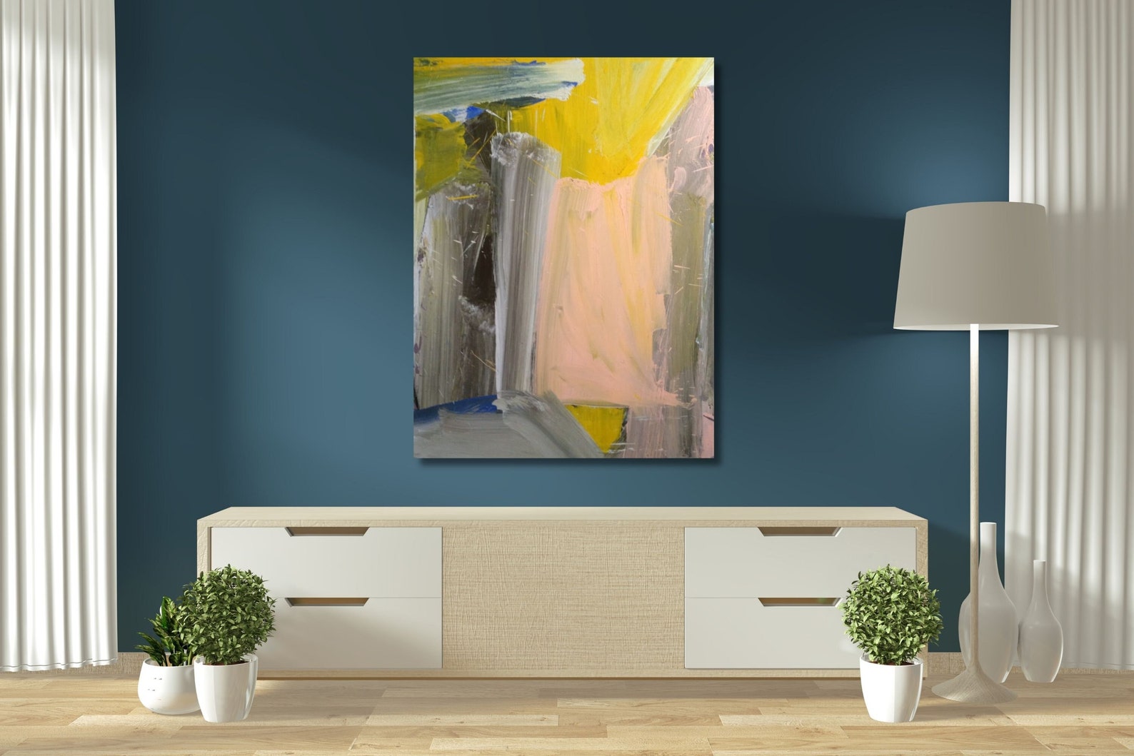 Willem De Kooning Interchange (1955) Canvas Wall Art / Rosy Fingered ...