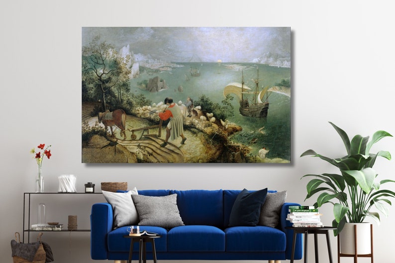 Pieter Bruegel the Elder Landscape With the Fall of Icarus 1558 ...