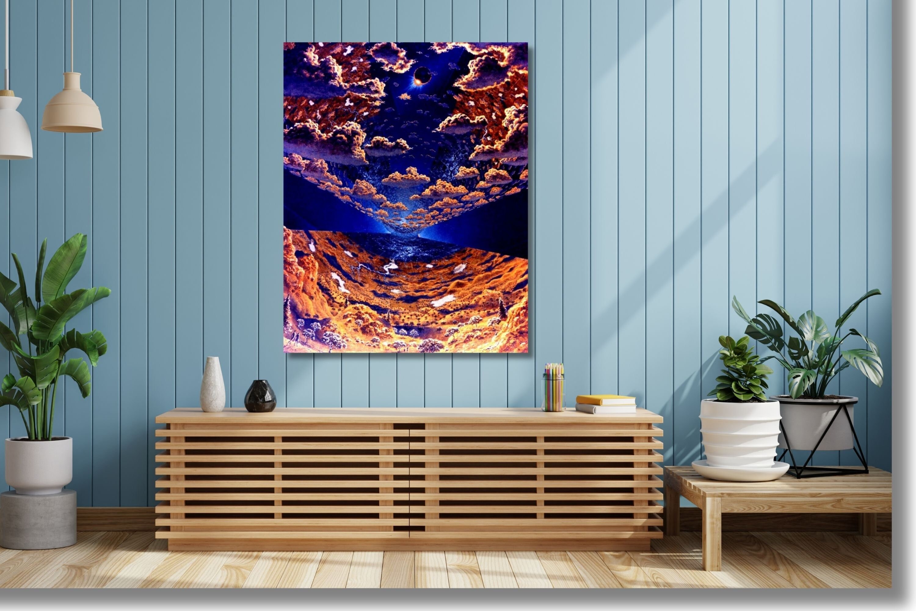 NASA O Neill Cylinder I Canvas/poster Art Science Fiction - Etsy