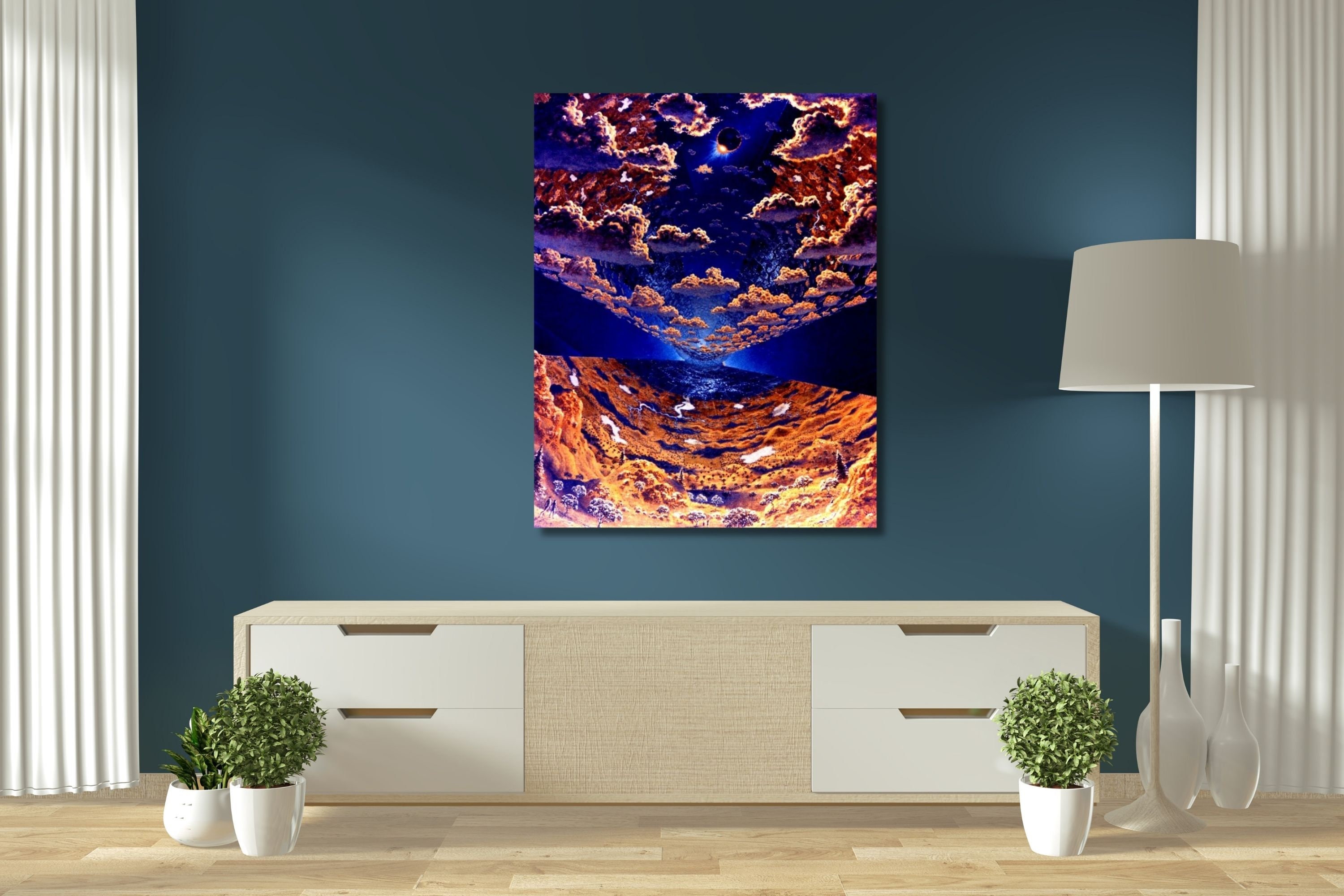 NASA O Neill Cylinder I Canvas/poster Art Science Fiction - Etsy