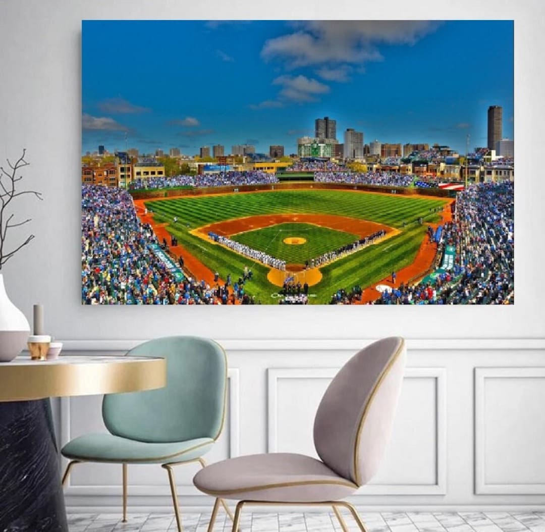 Wrigley Field Chicago Canvas Poster/panel Chicago White Sox - Etsy