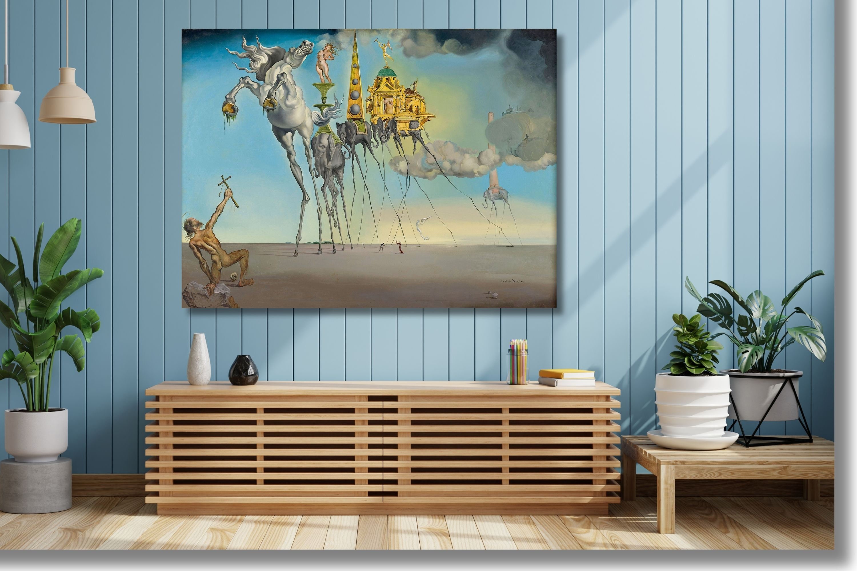 Salvador Dali “the Temptation of St. Anthony"canvas Print,salvador Dali ...