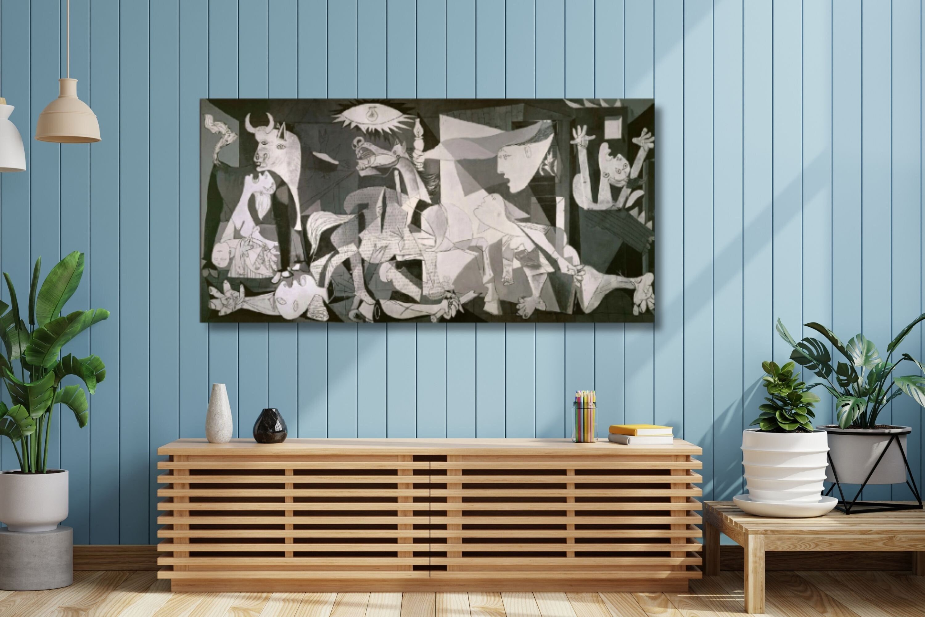 Pablo Picasso Guernica Canvas Wall Art,guernica Poster,reproduction ...