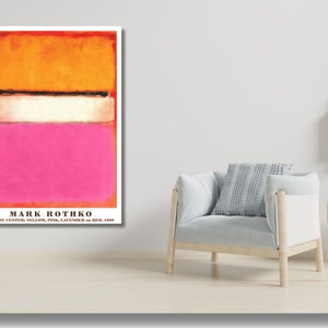 Mark Rothko Style Abstract Rothko Wall Art Rothko Reproduction - Etsy