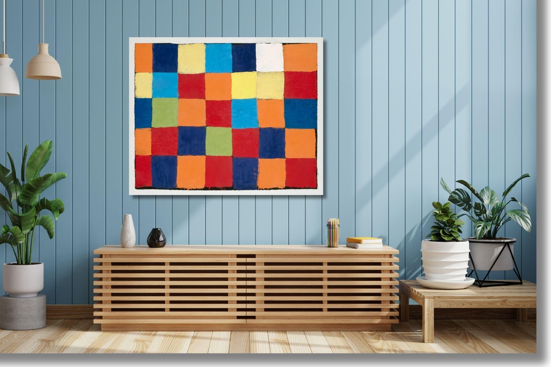 Paul Klee Qu 1 Color Chart 1930 Painting in High Resolution by Paul ...