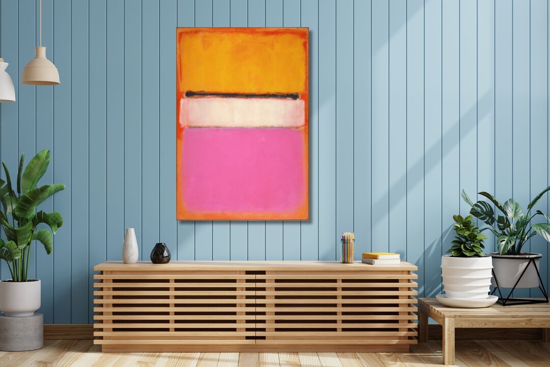 Mark Rothko White Center Canvas/poster Art Reproduction, Rothko ...