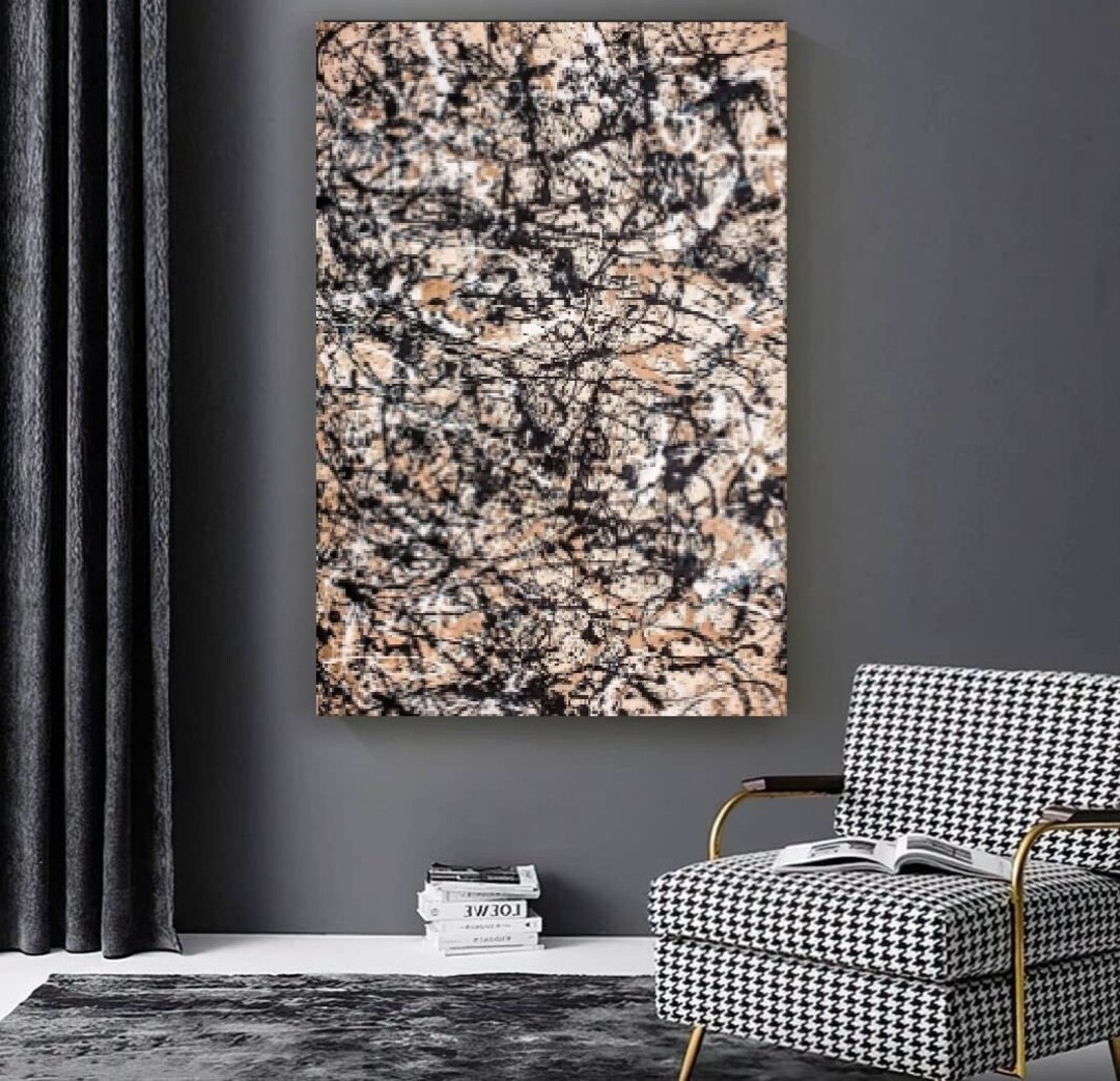 Jackson Pollock Poster Jackson Pollock Extra Large Canvas Pollock ...