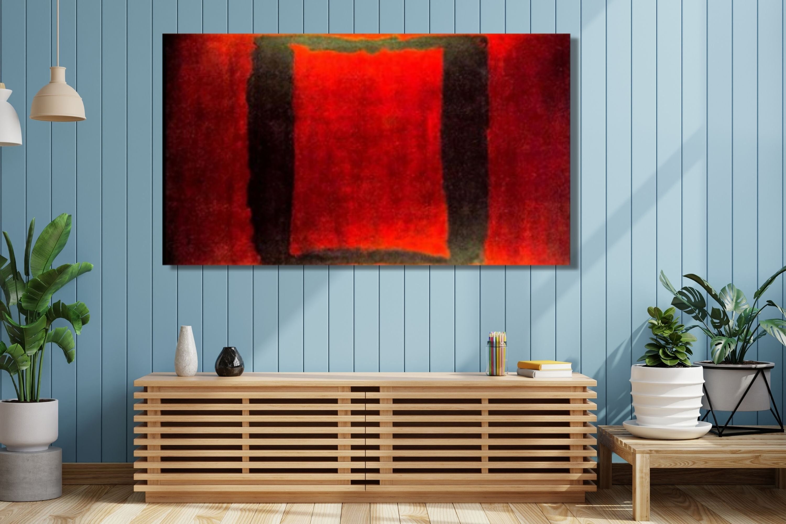 Mark Rothko Reproduction Mark Rothko Black on Maroon Painting,rothko ...