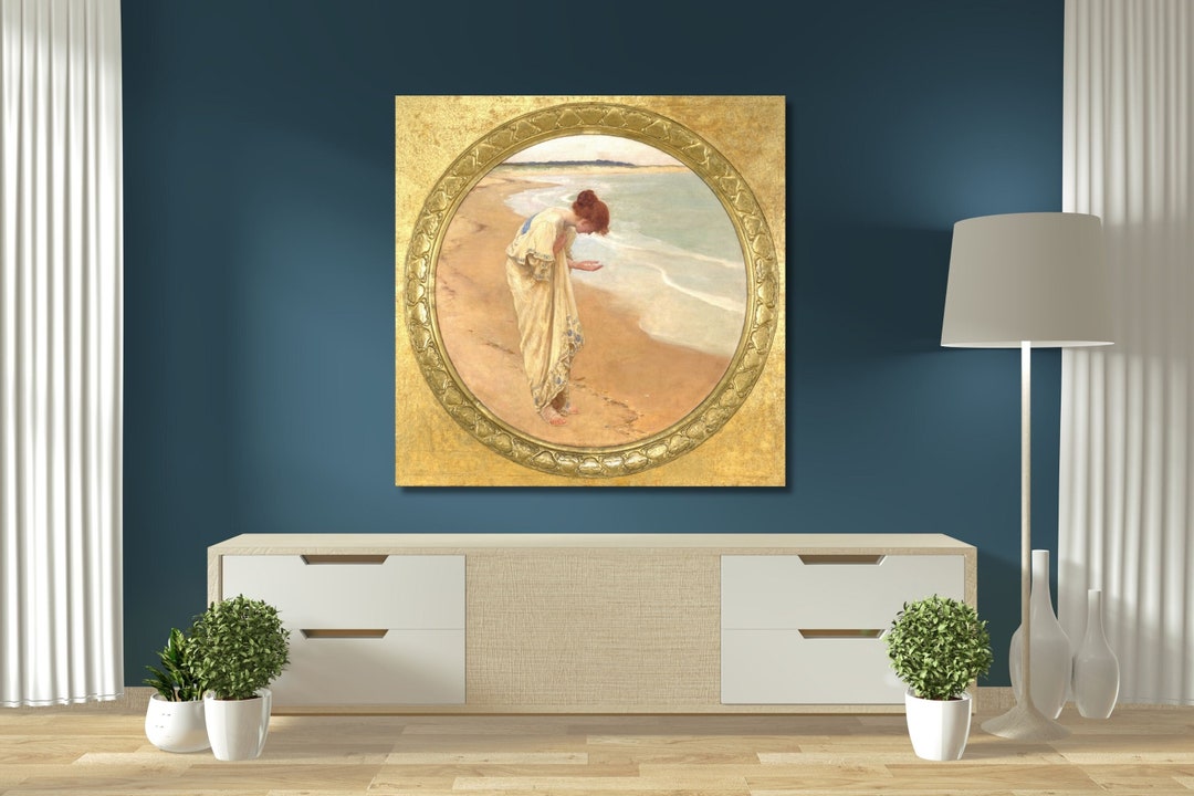 The Sea Hath Its Pearls 1897 by William Henry Margetson,canvas Print ...