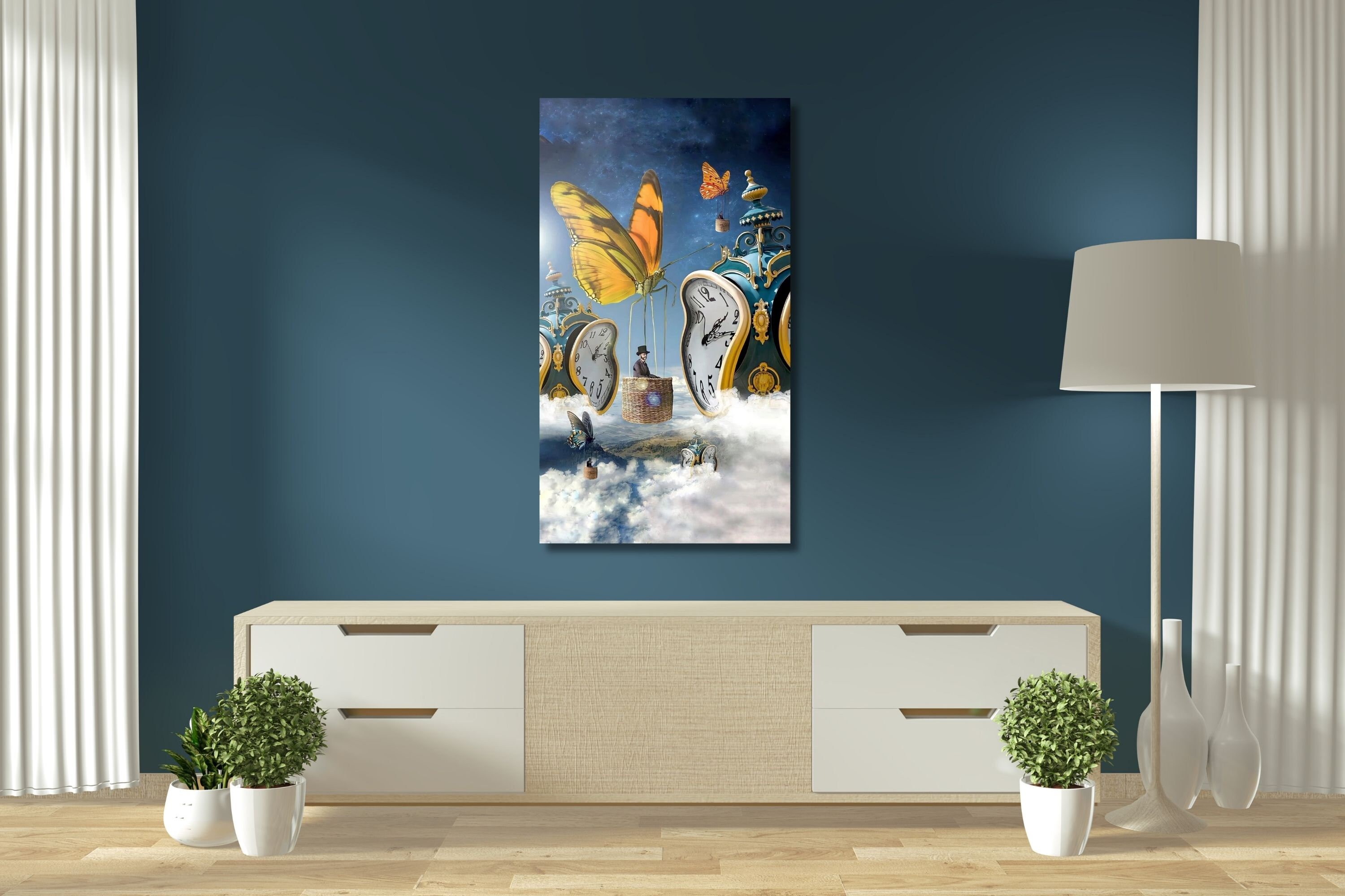 Time Travelling by Salvador Dali, Salvador Dali Canvas Print, Salvador ...