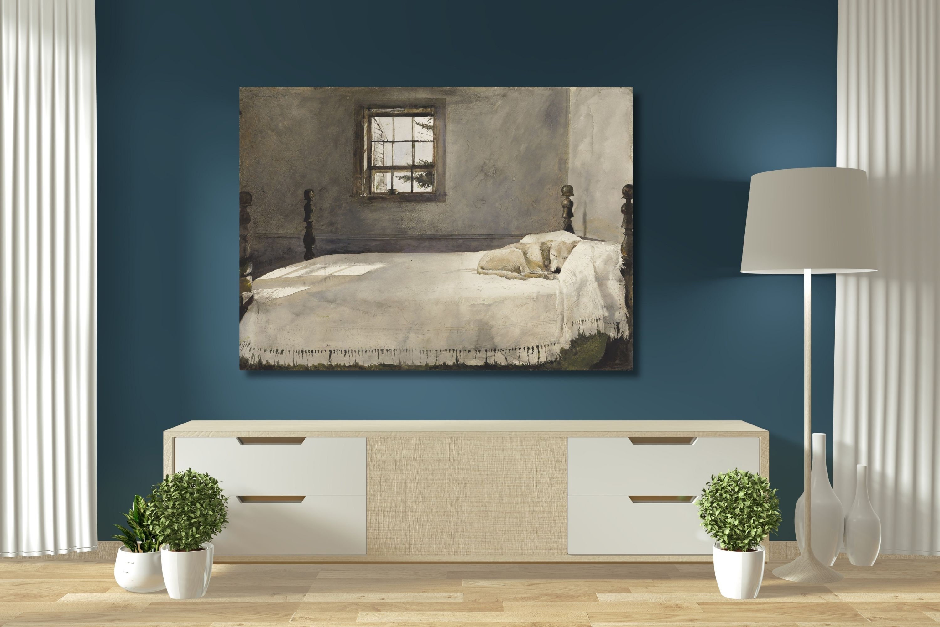 Andrew Wyeth Art,spiritual Modern Canvas Wall Art,master Bedroom Andrew ...