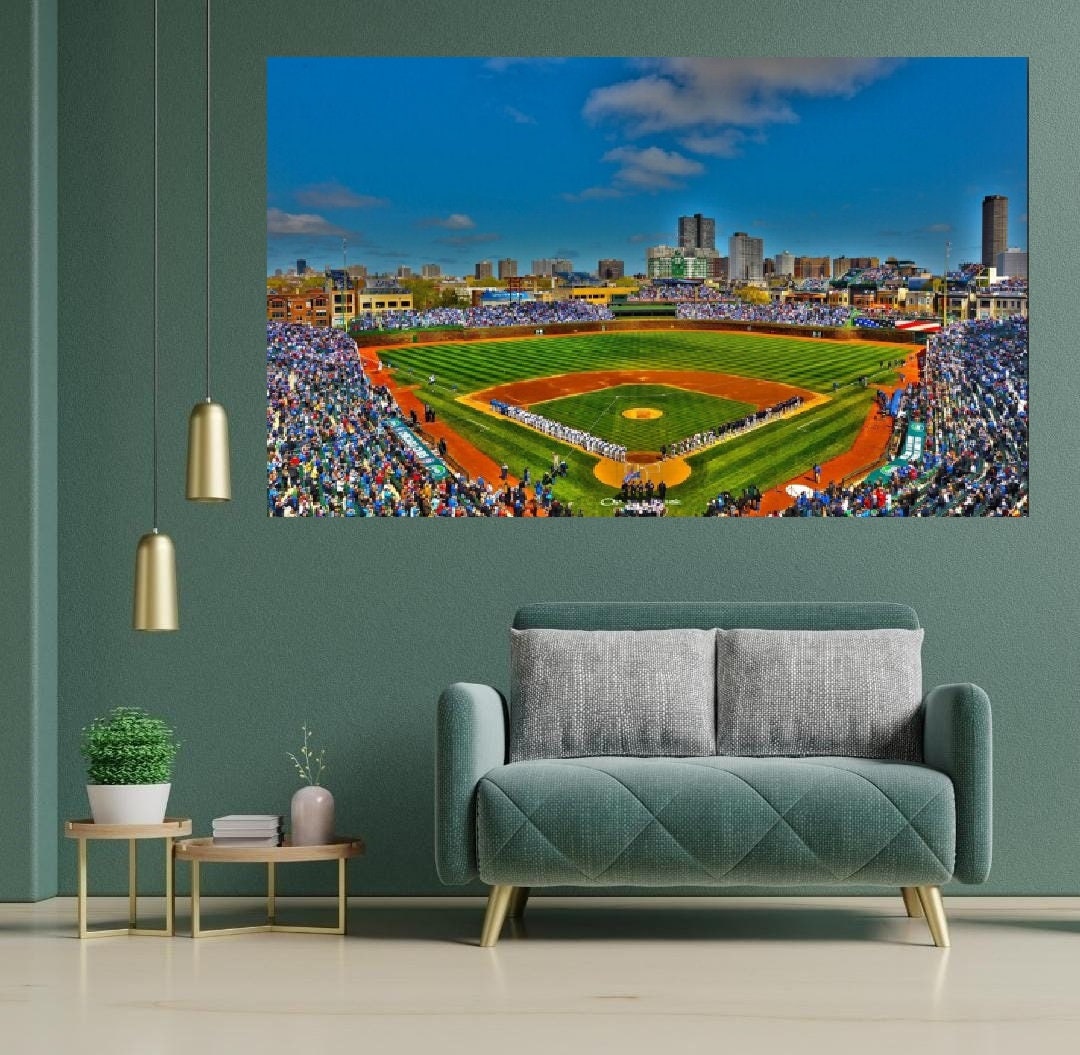 Wrigley Field Chicago Canvas Poster/panel Chicago White Sox - Etsy